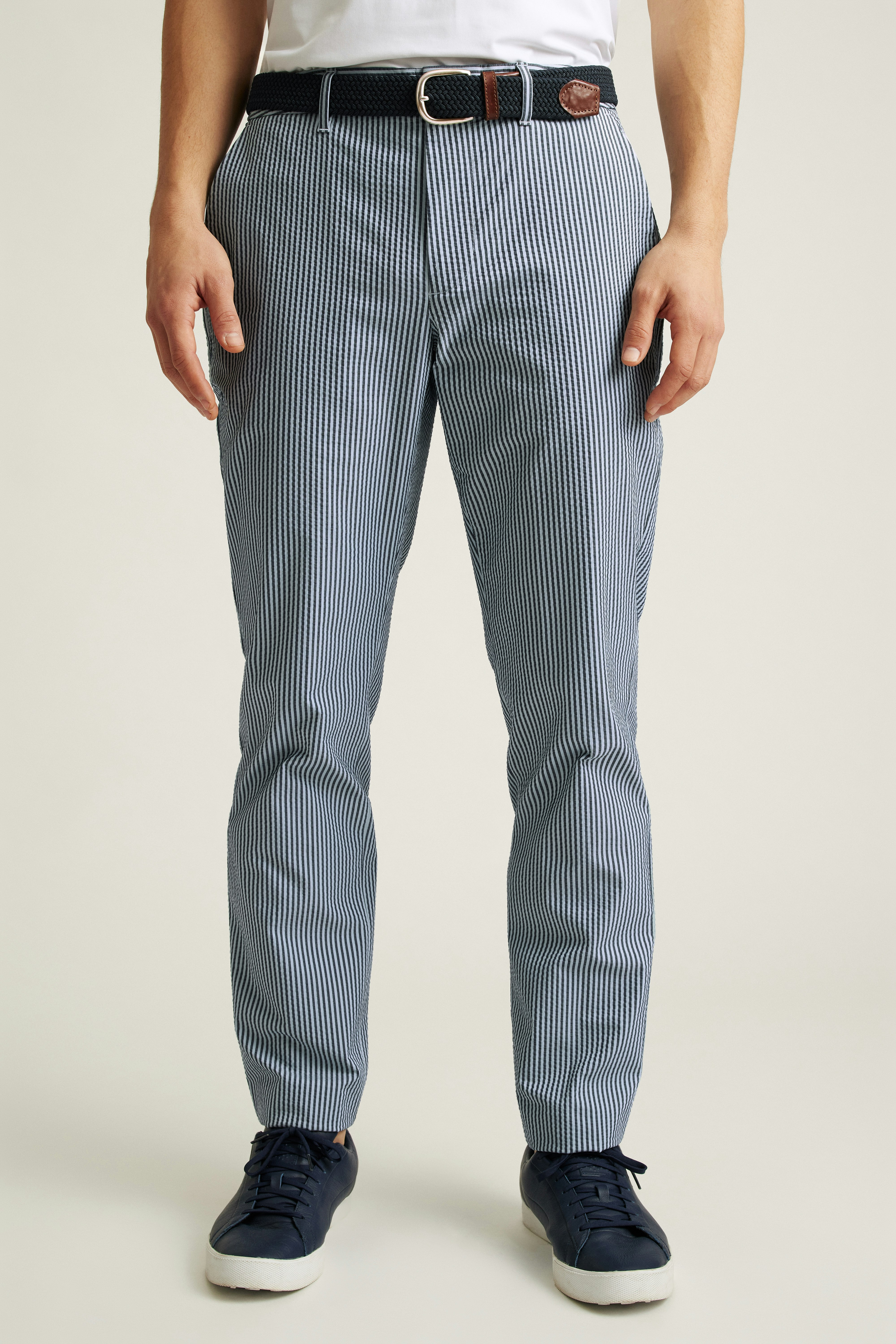 Performance Seersucker Golf Pant Bluesy Stripe - Bonobos Official