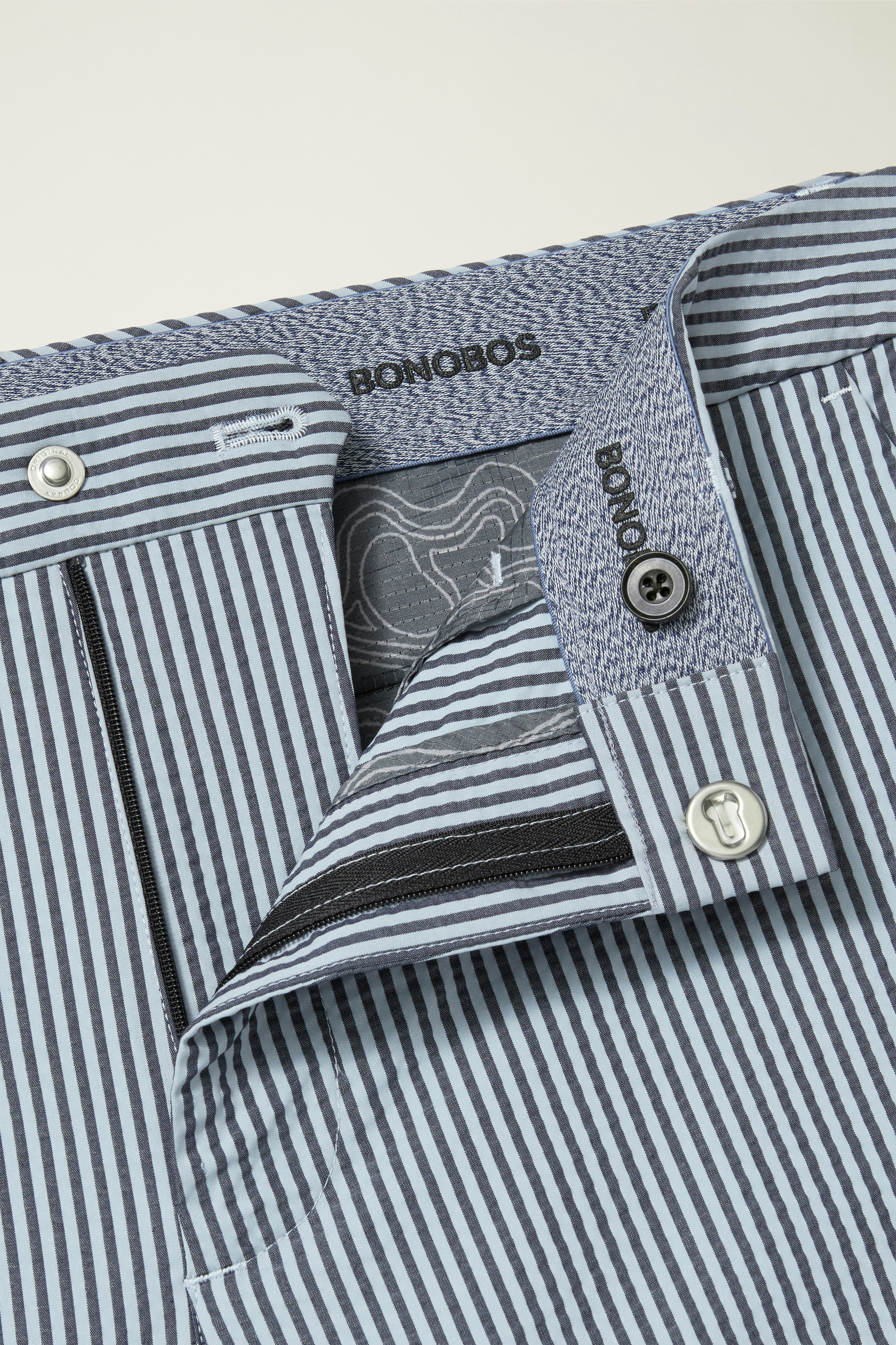 Performance Seersucker Golf Pant Bluesy Stripe - Bonobos Official